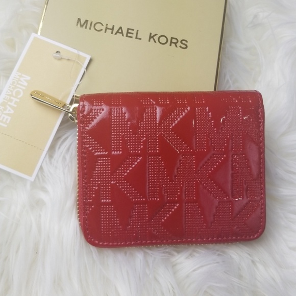 MICHAEL Michael Kors | Bags | Nwt Michael Kors Red Patent Leather ...